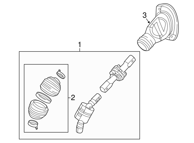 2015-2020 GM Intermediate Steering Shaft 84321748 GM | GMPartsDirect.com