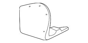 1997-2004 Chevrolet Corvette Passenger Side Wheelhouse Liner 12455608 ...