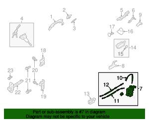 2013-2017 Hyundai Elantra GT Latch Assembly 81310-A5000 | OEM Parts Online