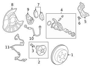 2019-2024 Toyota Caliper Assembly 47830-0R050 | OEM Parts Online