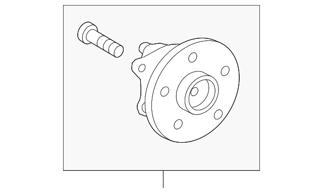 42410-0R030 - Hub Assembly - 2019-2024 Toyota | OEM Genuine Toyota Parts