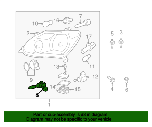 2003-2010 Toyota Bulb 90981-13066 | OEM Parts Online