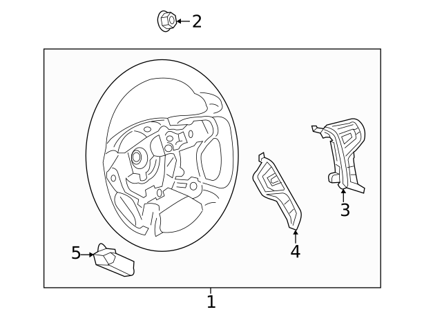 Genuine OEM Radio Switch Part# 8616A044 Fits 2018-2019 Mitsubishi ...