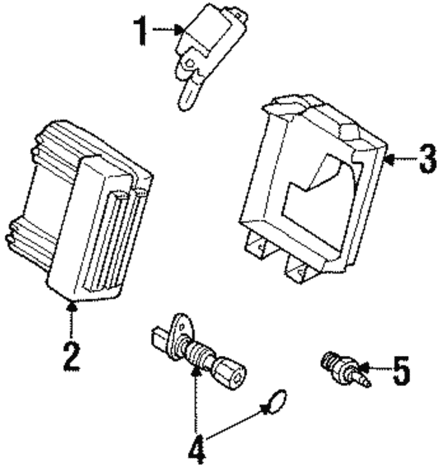 1998-2001 Isuzu Crankshaft Position Sensor 8971361251 | Isuzu Parts Center
