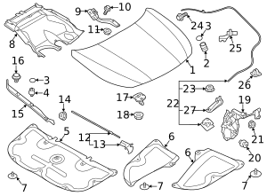 57310AN00C - Latch 2020-2024 Subaru | Shop Subaru Parts Direct