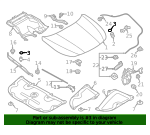 1992-2025 Subaru Hood Protector 57243CA000 | Subaru Parts Store