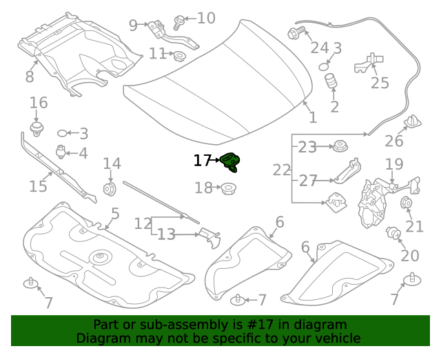 2015-2024 Subaru Striker 57311AL00A | AutoNationParts.com