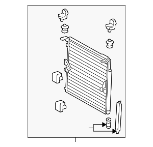 884A0-60010 - Condenser Assembly - 2010-2020 Lexus GX460 | MyLexusParts