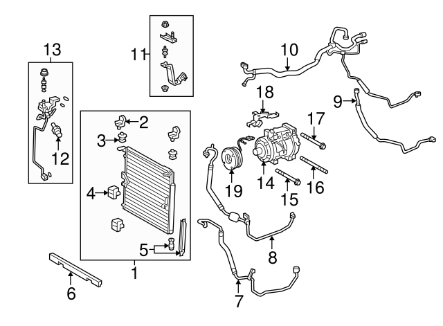 2003-2023 Lexus A/C Receiver Drier 88474-17010 | OEM Parts Online