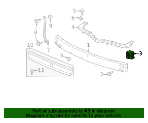 2018-2021 Chevrolet Equinox Front Bumper Fascia Energy Absorber ...