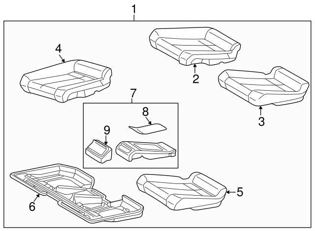 208-840-00-74-7D44 - Center Panel 1998-2002 Mercedes-Benz | Mercedes ...