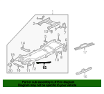 2001-2007 GM Front Suspension Crossmember Brace 15760799 GM ...