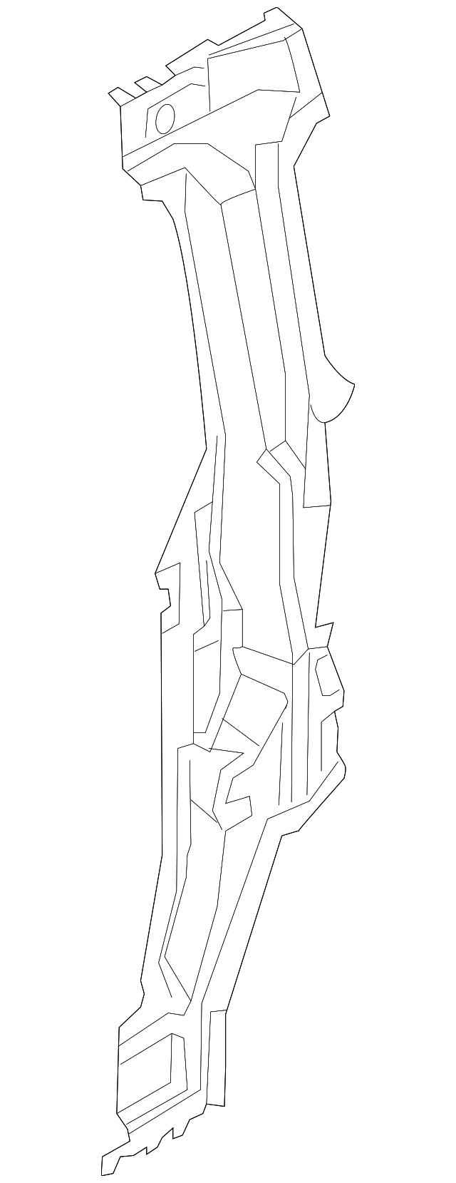 2013-2020 Nissan NV200 Lock Pillar Reinforced G6714-3LMMC | QuickParts