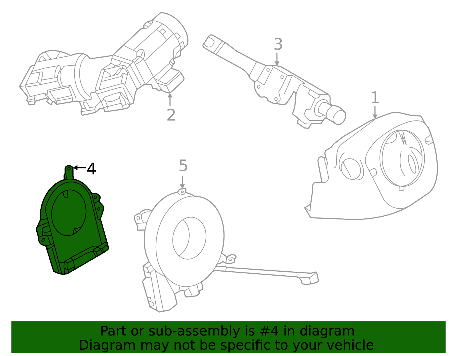 2018-2025 Nissan Angle Sensor 47945-HP50A | Team Nissan Inc.
