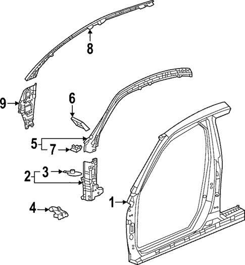 Aperture Panel for 2024 Honda Civic | Genuine Honda Parts