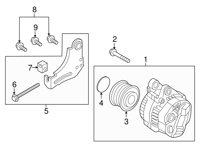 37320-2B100 - Alternator Pulley 2016-2024 Kia | Kia.Parts Store
