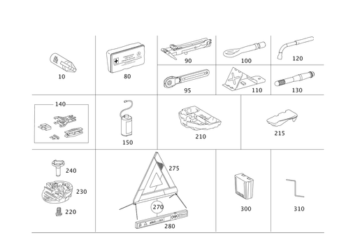 Tools and Accessories for 2010 Mercedes-Benz GL 350 | Mercedes-Benz USA ...