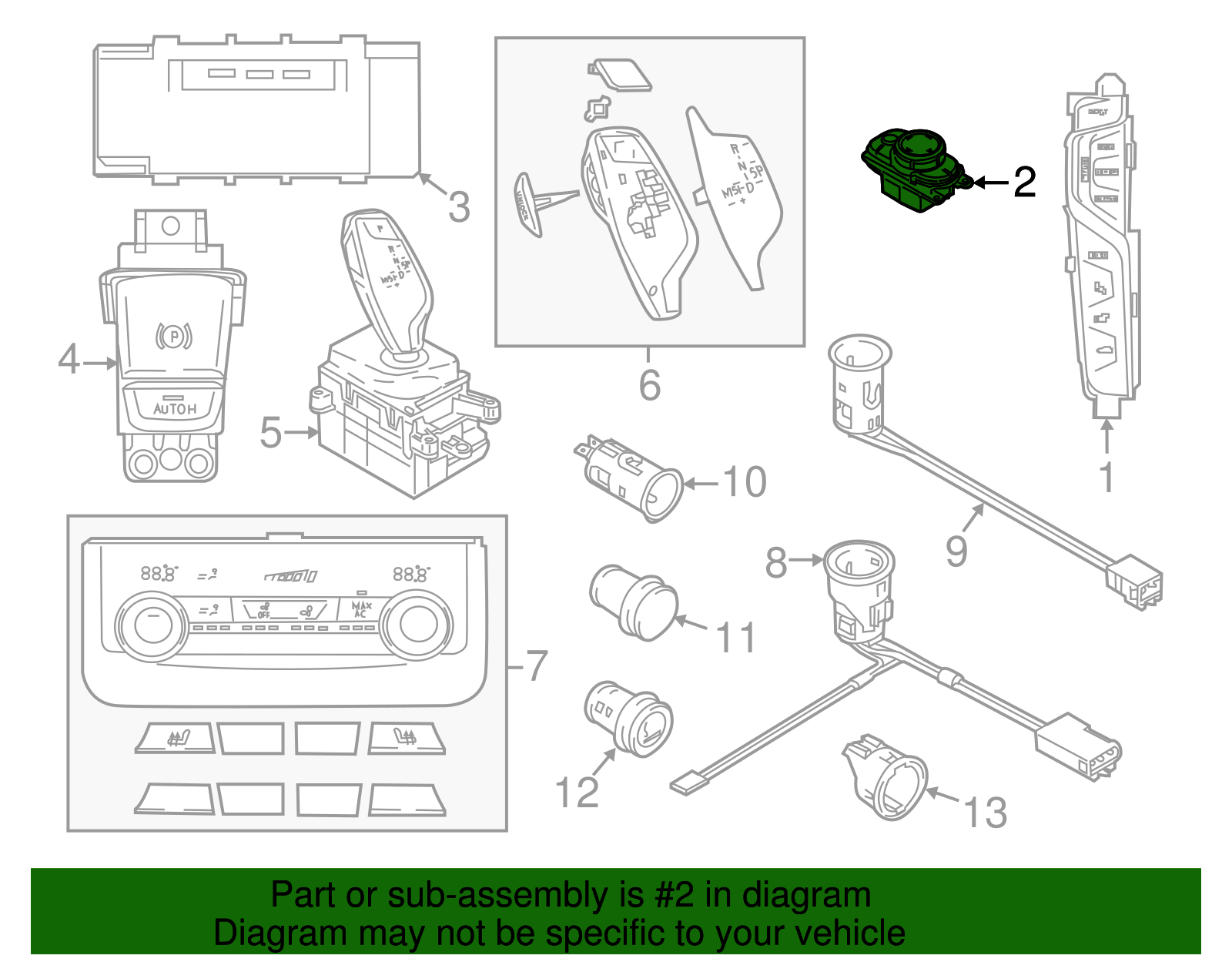 65825a3b1e2 - 2017-2023 BMW Controller (65-82-5-A3B-1E2) | BMW of South ...