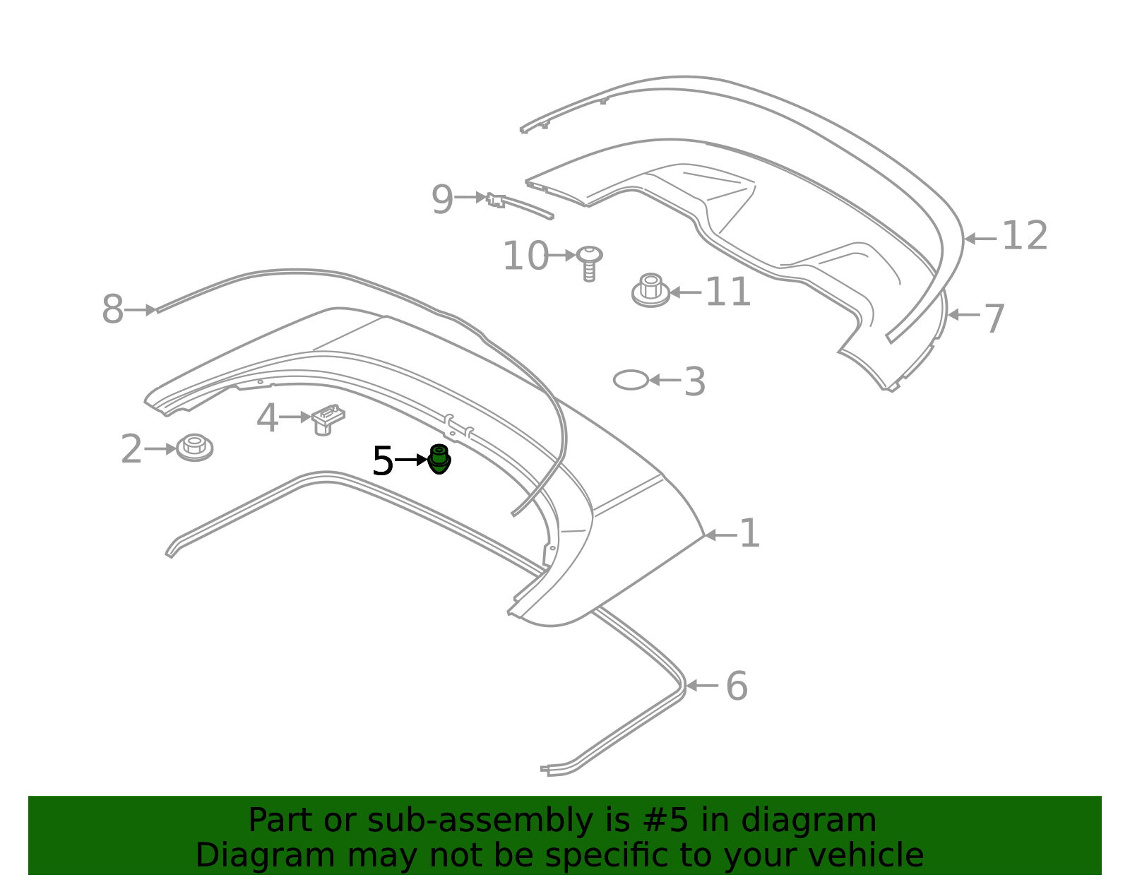 Genuine BMW 07-14-8-811-830 | Compartment Door Buffer | FREE Shipping ...