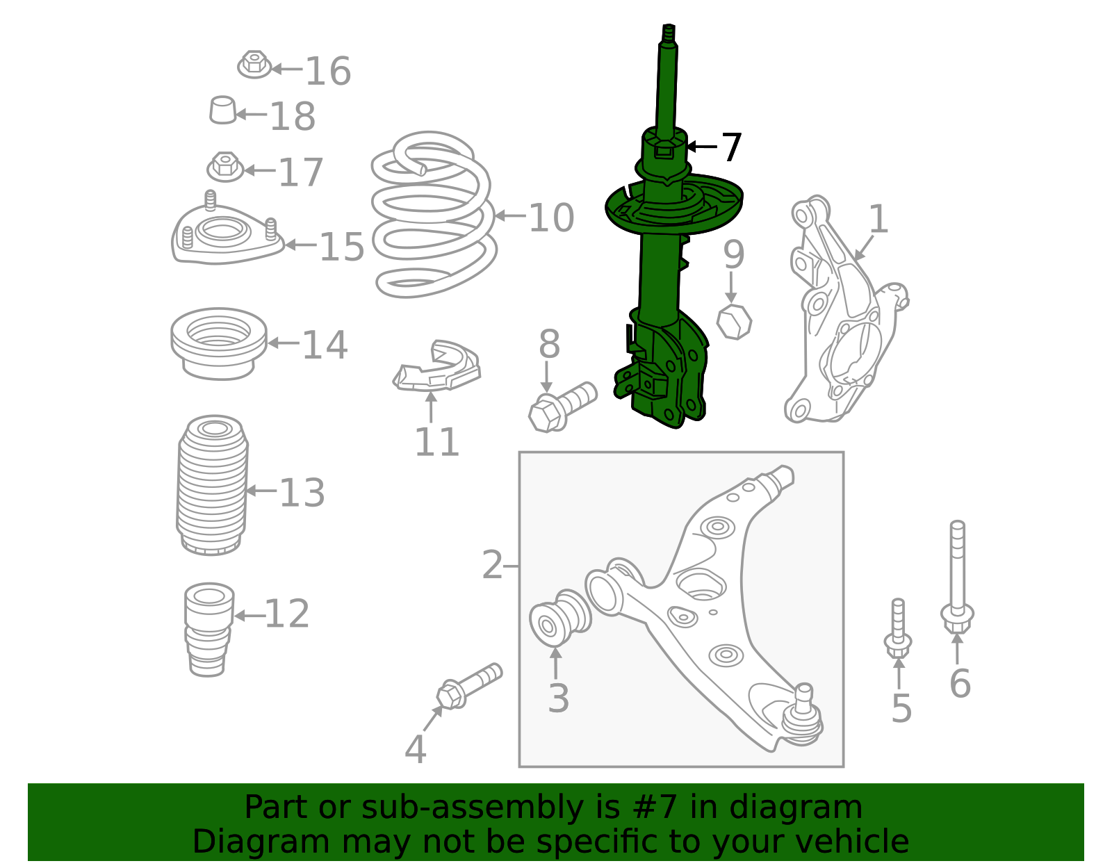 KN4C-34-700B - Strut - 2019 2020 Mazda CX-5 | Mazda Parts Factor