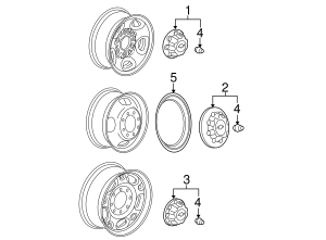 2007 GM OEM NEW 2001-20 GM Chevrolet Silverado Front Steel Wheel Hub ...