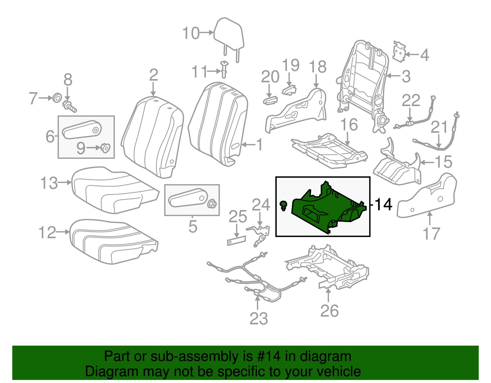 2015-2020 Toyota Sienna Lower Cover 72907-08020-C0 | Toyota Parts Center