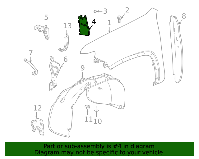 2020-2024 Chevrolet Baffle 84831213 GM | GMPartsDirect.com