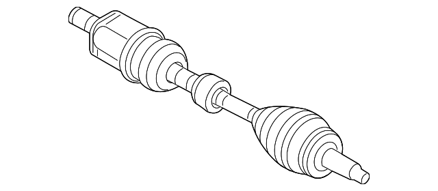 Genuine Axle Assembly for 2015-2019 Hyundai Sonata | Part# 49500-C2400 ...