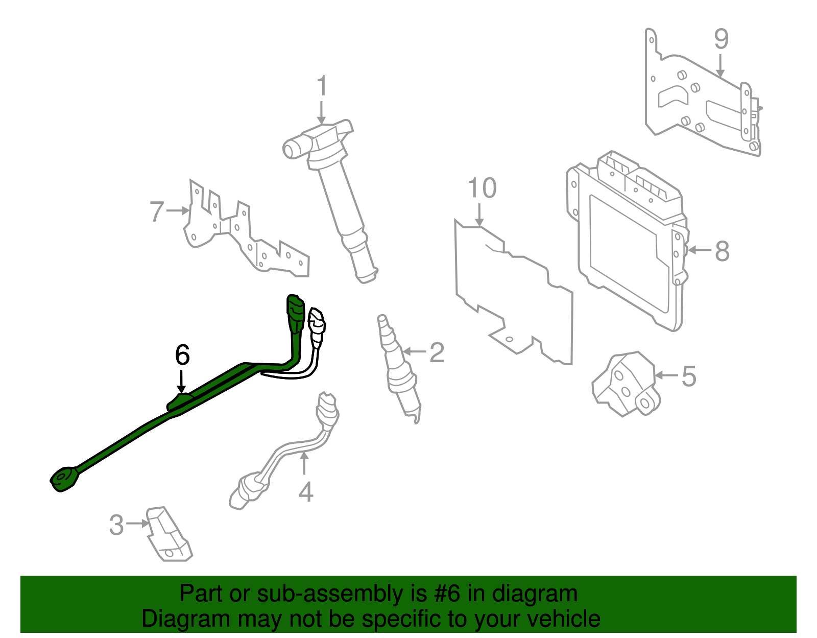 Hyundai - 39320-3F100 - Knock Sensor - 2015-2017 Hyundai | OEM Hyundai ...
