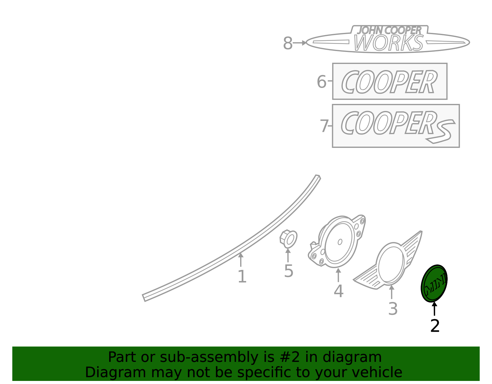 51-14-9-811-724 - Emblem 2011-2016 Mini | AutoNation Parts