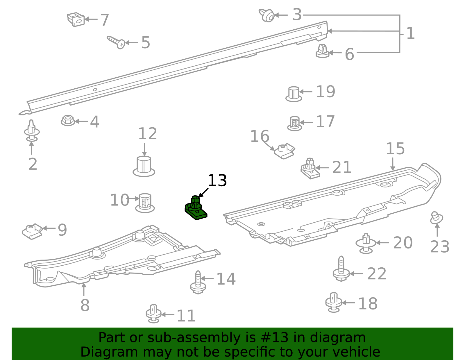51455-0E020 - 2020-2024 Toyota - Under Cover Seal | Sparks Parts