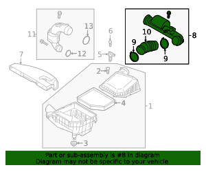 32224384 - Air Pipe - 2019 2020 Volvo XC40 | Volvo OEM Parts Direct