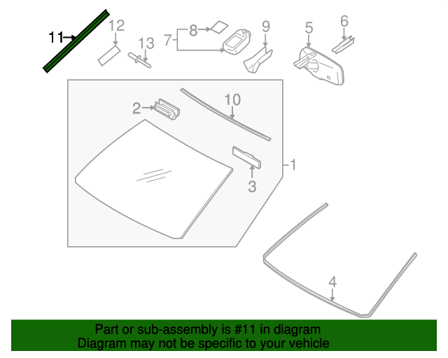 2010-2023 Lexus GX460 Reveal Molding 75536-60010 | OEM Parts Online