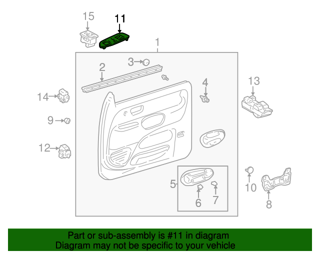 2000-2004 Toyota Tundra Switch Bezel 74202-0C010-E0 | OEM Parts Online
