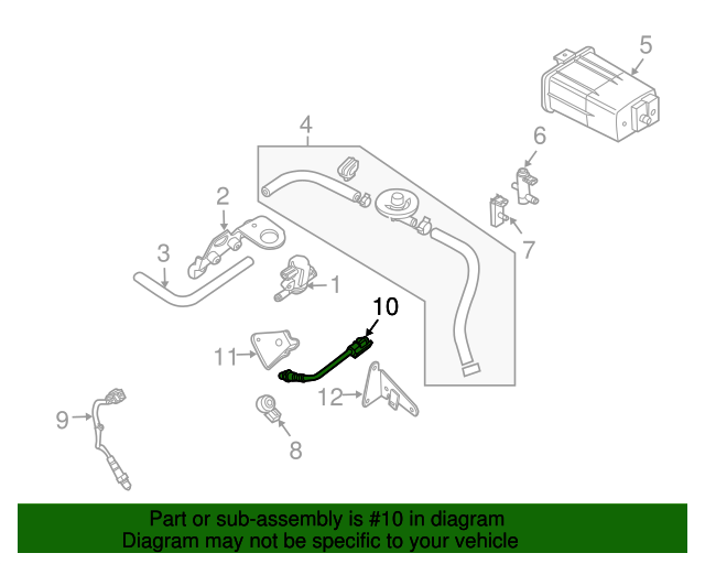 2004-2010 Infiniti QX56 Oxygen Sensor 226A0-7S001 | INFINITI Parts ...