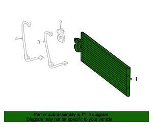 2012-2019 Mercedes-Benz Automatic Transmission Oil Cooler 212-500-06-00 ...