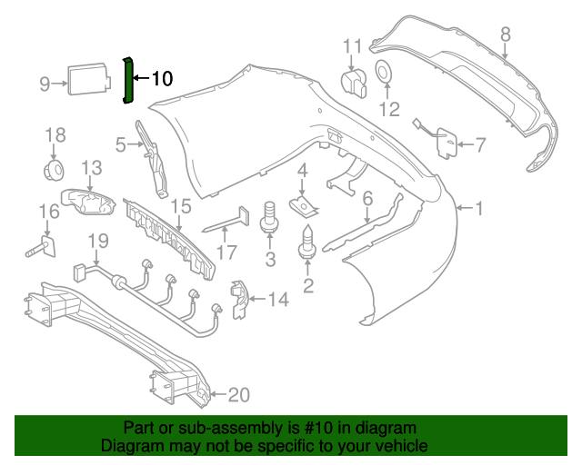 2010-2021 Mercedes-Benz Radar Sensor Bracket 212-885-03-14 | MB Parts Store