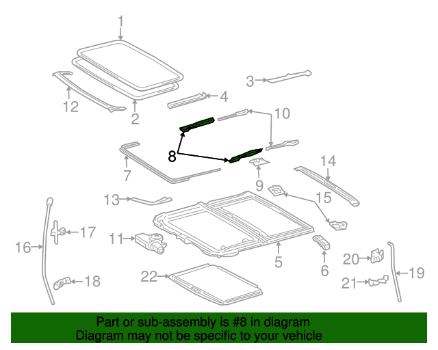 63228-AA020 - Lifter - 2002-2004 Toyota Camry | OEM Genuine Toyota Parts