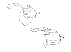 247-540-03-25 - Horn 2021-2023 Mercedes-Benz | AutoNationParts.com