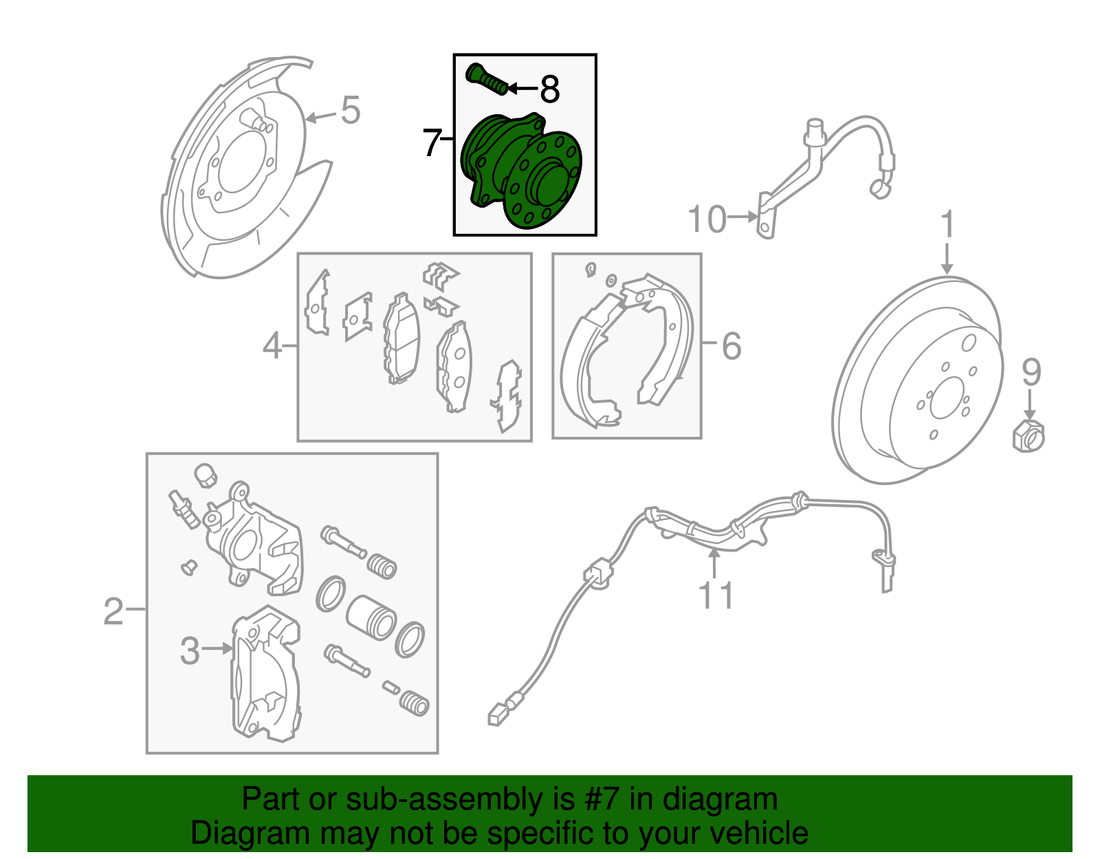 2012-2023 Subaru Rear Hub Assembly 28473FL040 | Subaru Parts Store