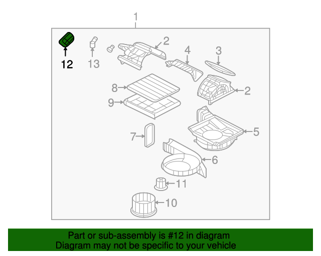2006-2008 Kia Optima Actuator 97125 2G000 | OEM Parts Online