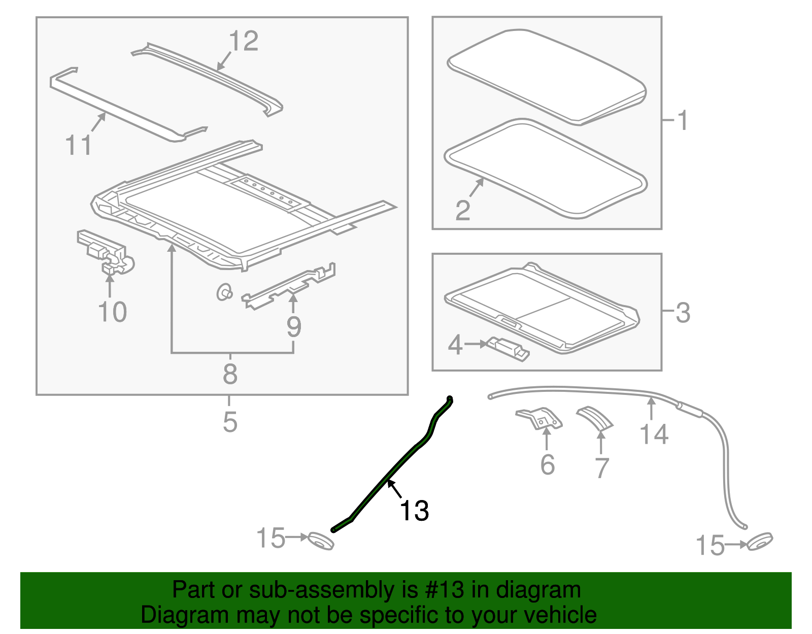 2013-2018 Nissan Altima Drain Hose 91390-3TA1A | QuirkParts