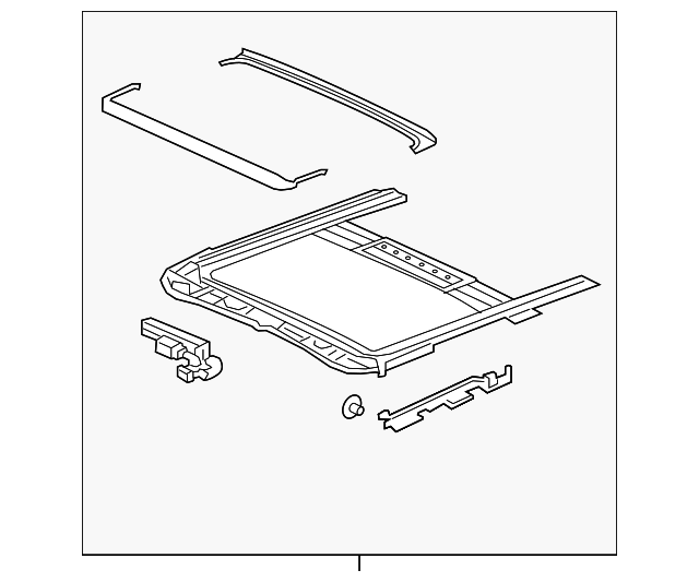 2013-2017 Nissan Altima Sunroof Assembly 91306-3TA1A | TascaParts.com