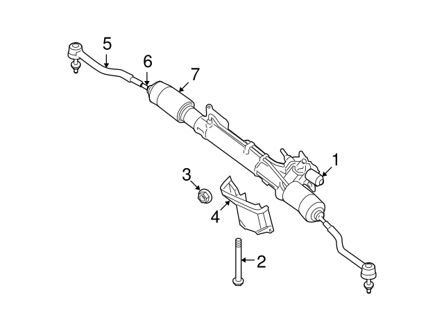 48521-9N00A - Inner Tie Rod 2009-2014 Nissan Maxima | Nissan Parts ...