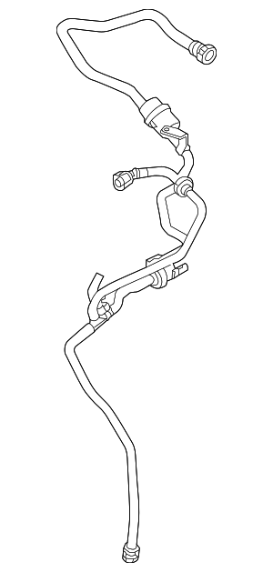 2015-2018 Porsche Cayenne Evaporative Emissions System Lines 946-110 ...
