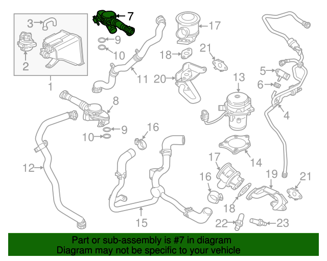 2014-2018 Porsche Check Valve 946-107-229-77 | Porsche Chandler Parts