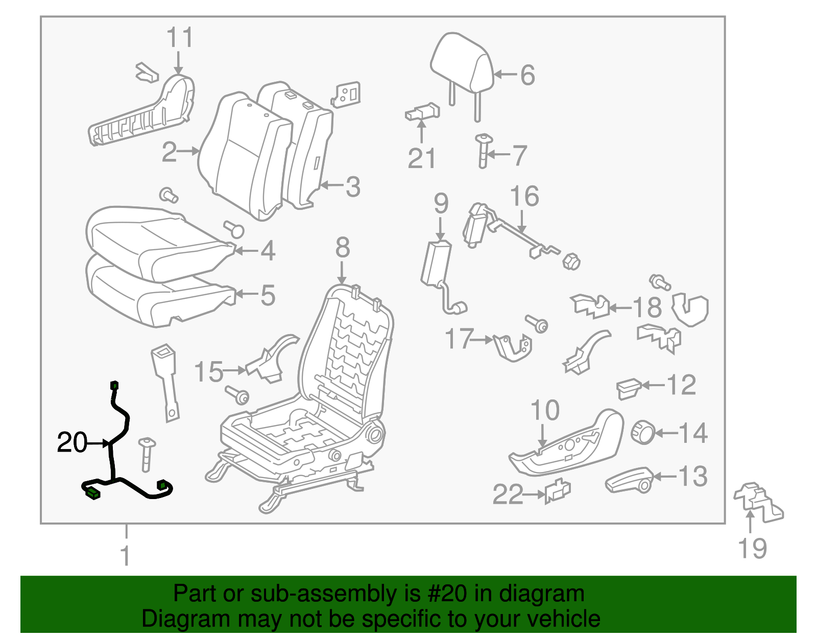 2008-2022 Toyota Sequoia Wire Harness 82192-0C020 | Toyota Parts Center