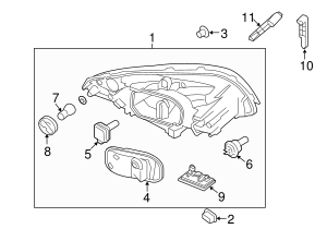 31395693 - Signal Bulb 2014-2018 Volvo | AutoNationParts.com