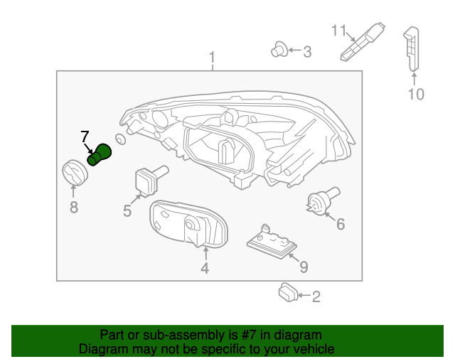 31395693 - Signal Bulb 2014-2018 Volvo | AutoNationParts.com