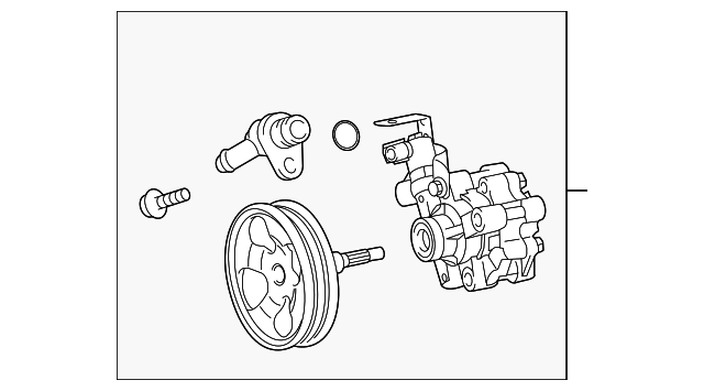 2010-2014 Toyota FJ Cruiser Power Steering Pump 44310-35750 | Toyota Parts
